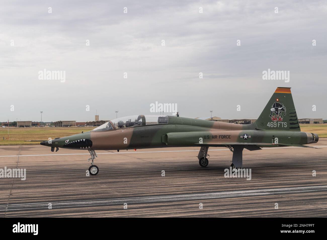 U.S. Air Force Maj. Logan Riordan, an instructor pilot assigned to the ...