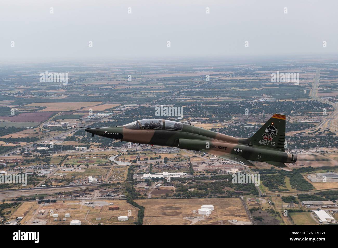 U.S. Air Force Maj. Logan Riordan, an instructor pilot assigned to the ...