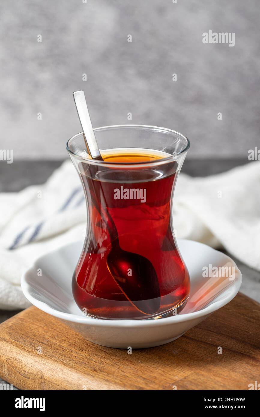 Traditional turkish tea in glass hi-res stock photography and images ...
