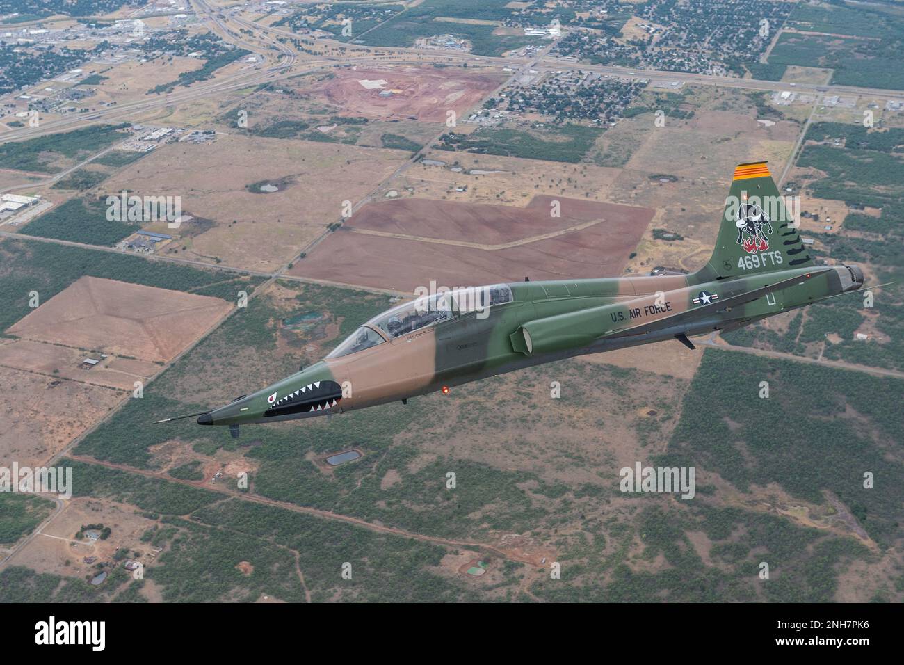U.S. Air Force Maj. Logan Riordan, an instructor pilot assigned to the ...