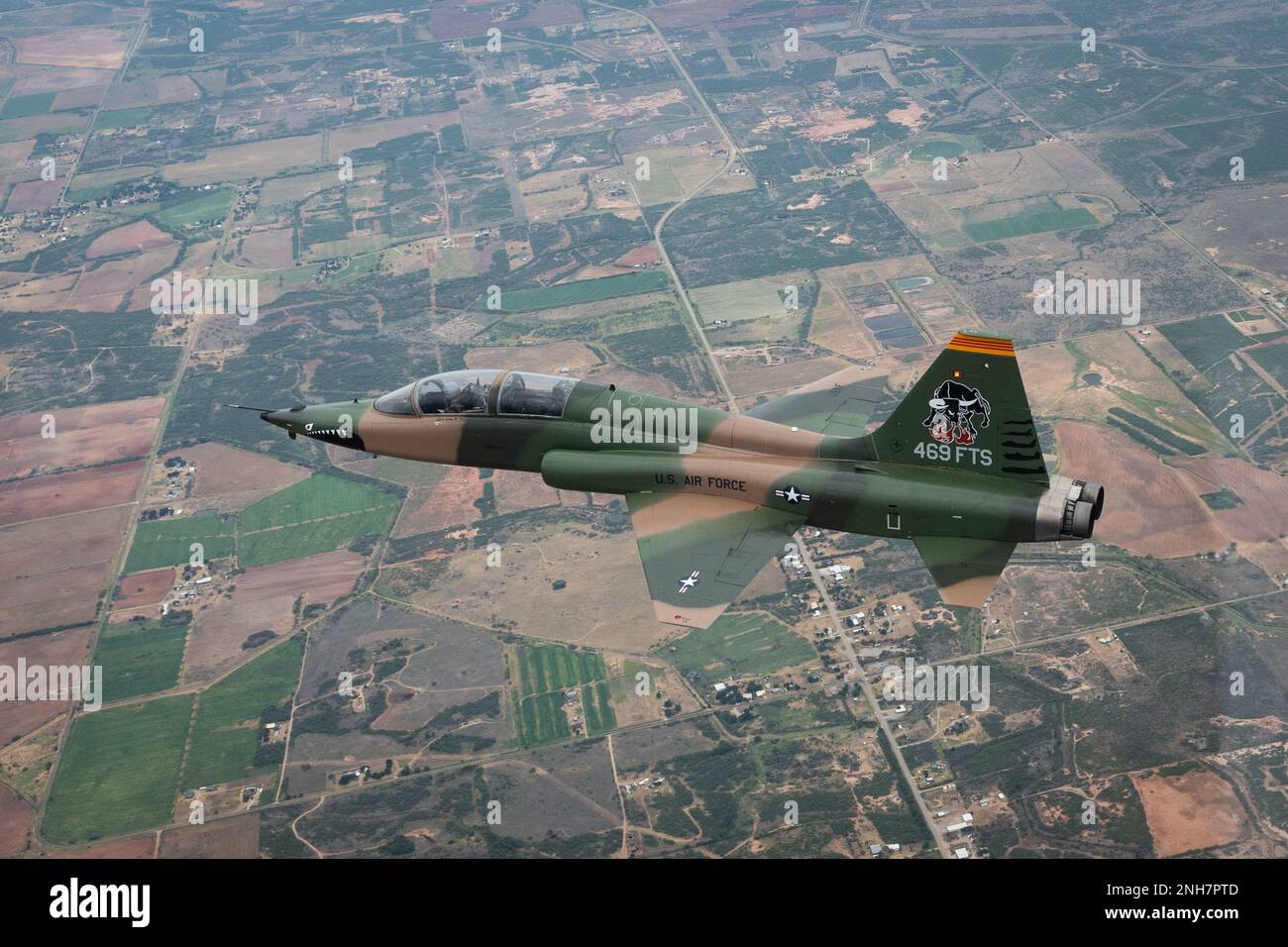 U.S. Air Force Maj. Logan Riordan, an instructor pilot assigned to the ...