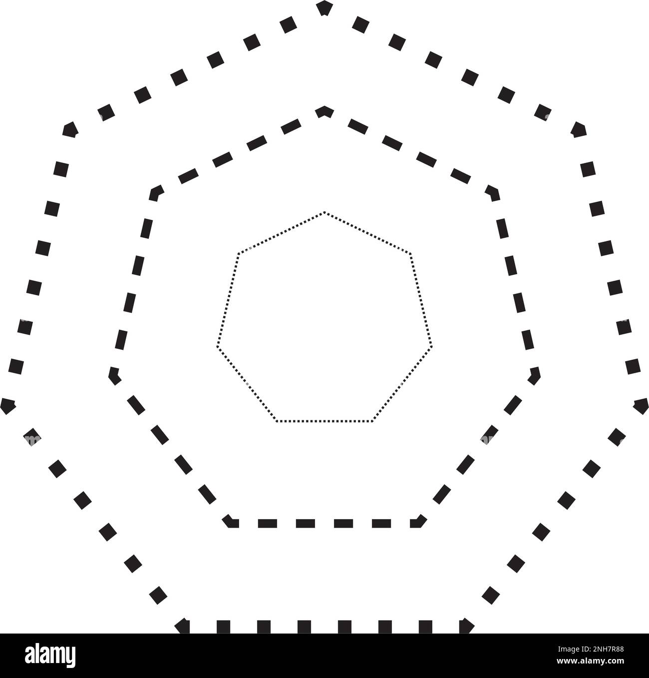 Tracing heptagon Stock Vector Images - Alamy