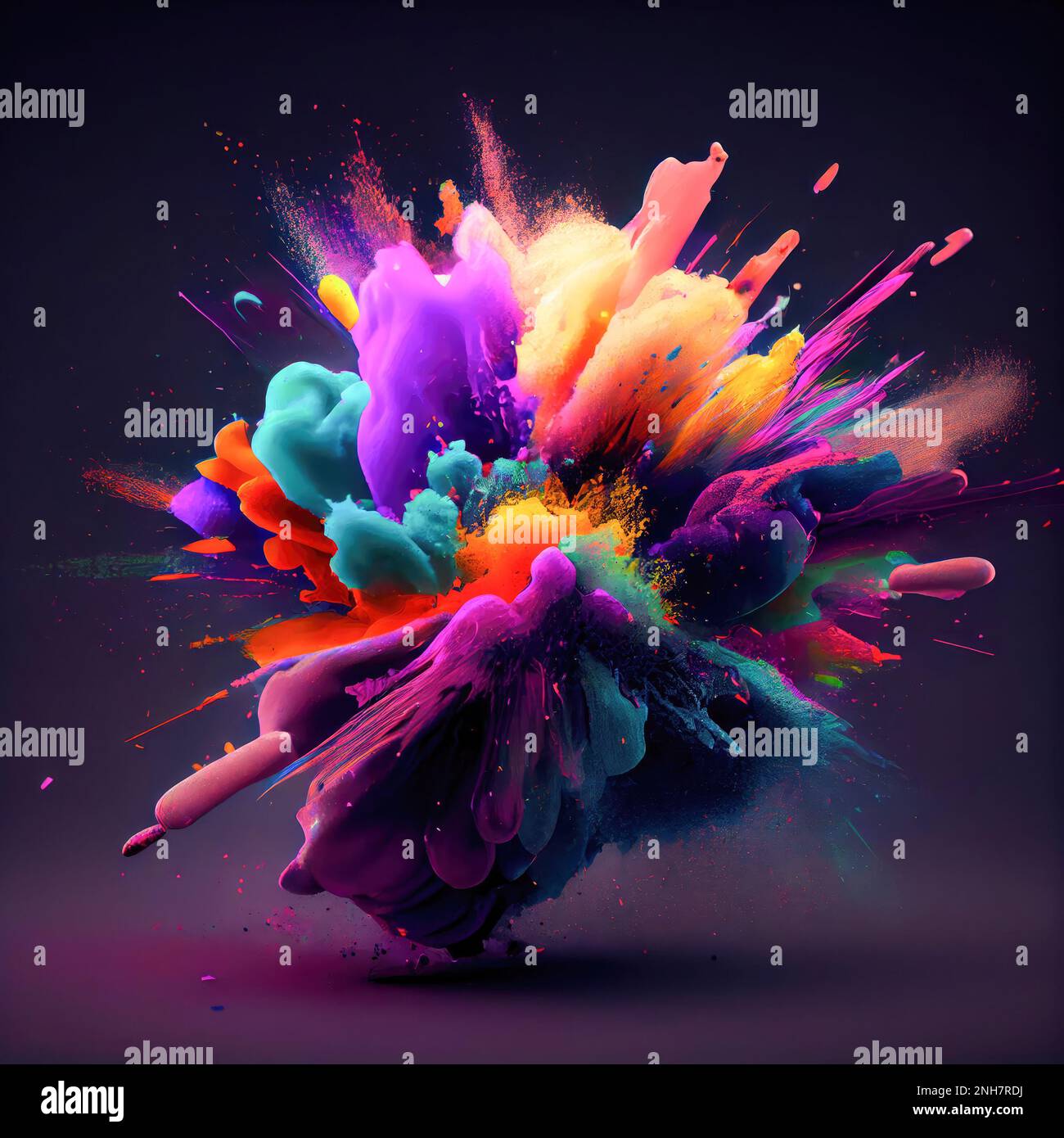 Holi powder explosion hi-res stock photography and images - Alamy