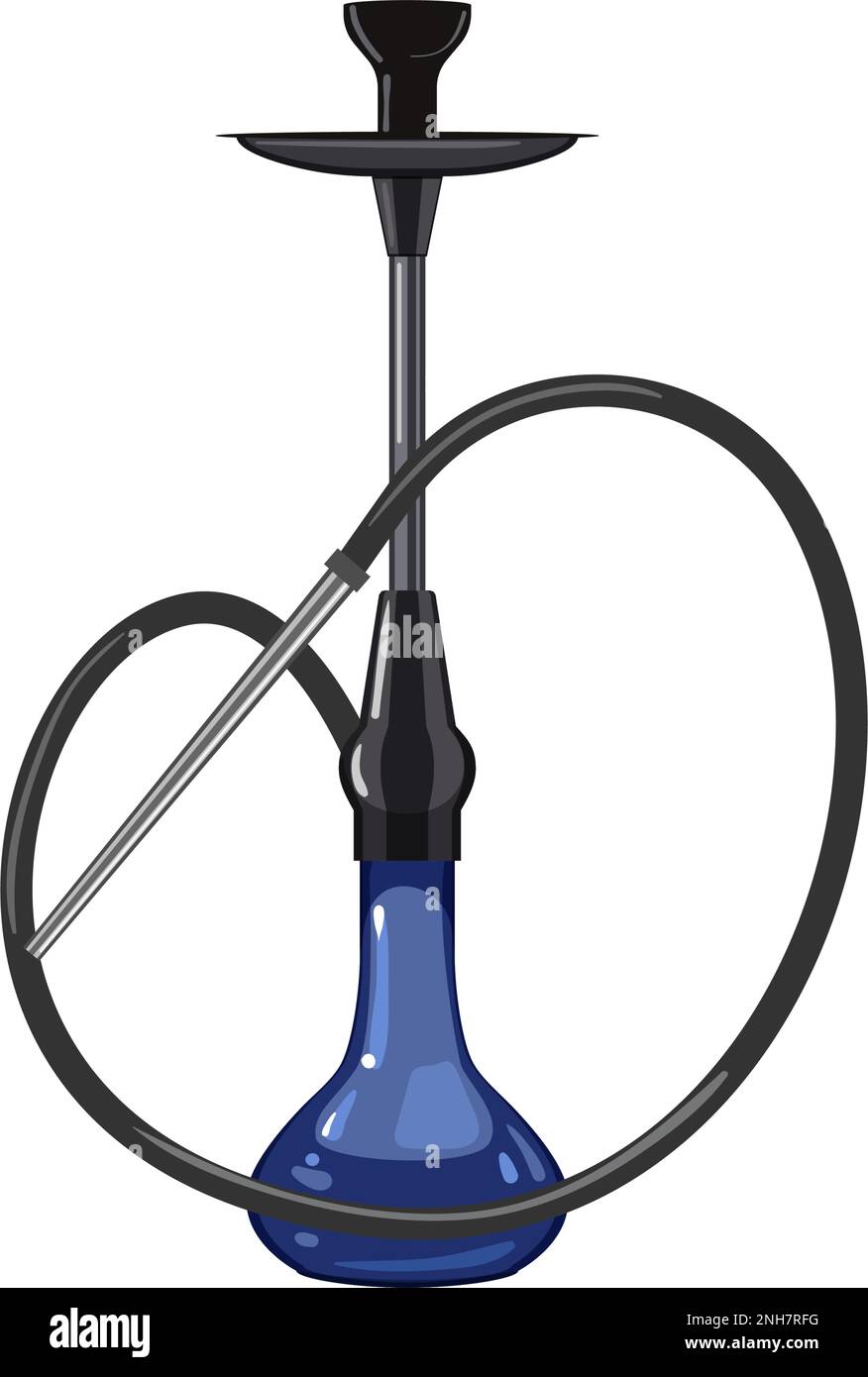 arabic hookah shisha cartoon vector illustration sign color Stock ...