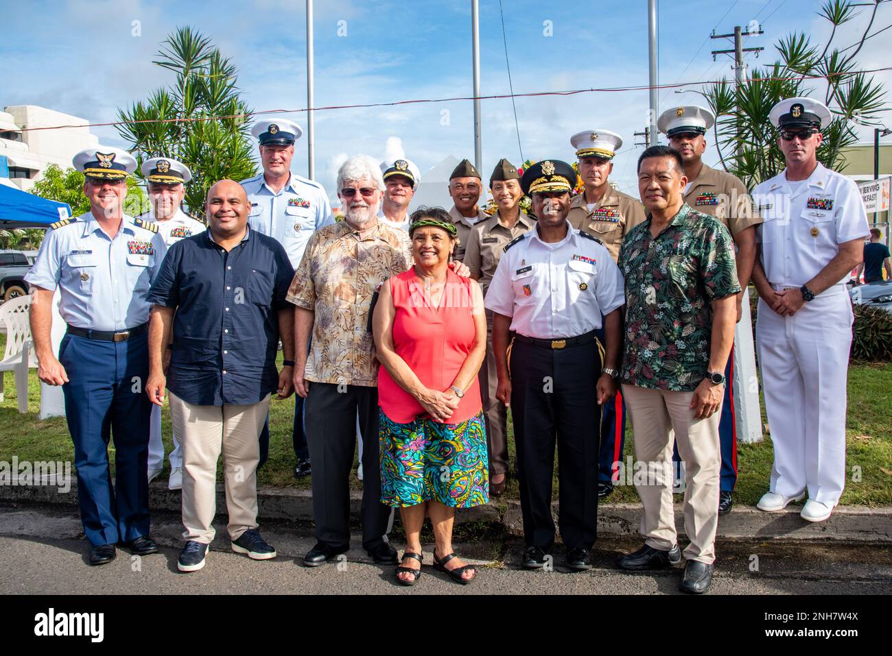 HAGÅTÑA, Guam (July 25, 2022) - Military leadership and government of ...