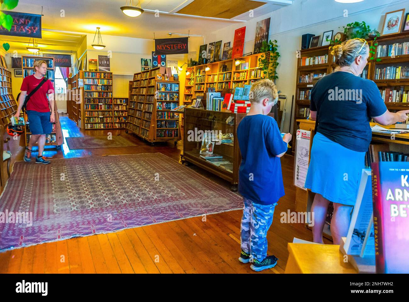 San Francisco, CA, USA, People Shopping in Local Book Stores ...