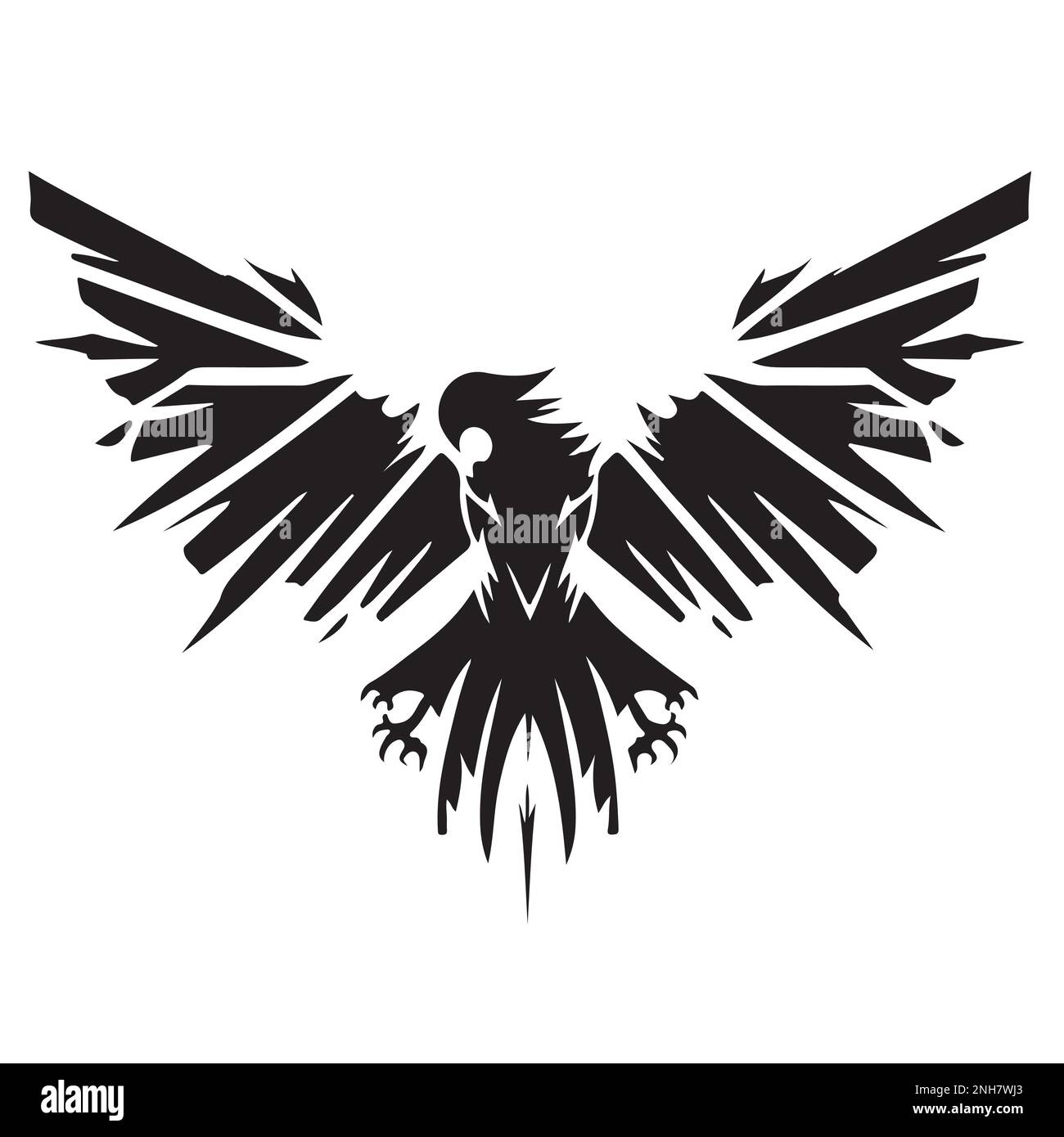 Rising eagle Black and White Stock Photos & Images - Alamy