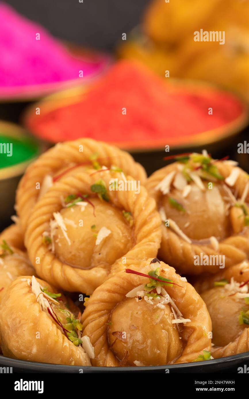 Chandrakala Gujia Mithai Also Called Suryakala Gujiya, Pirukiya ...