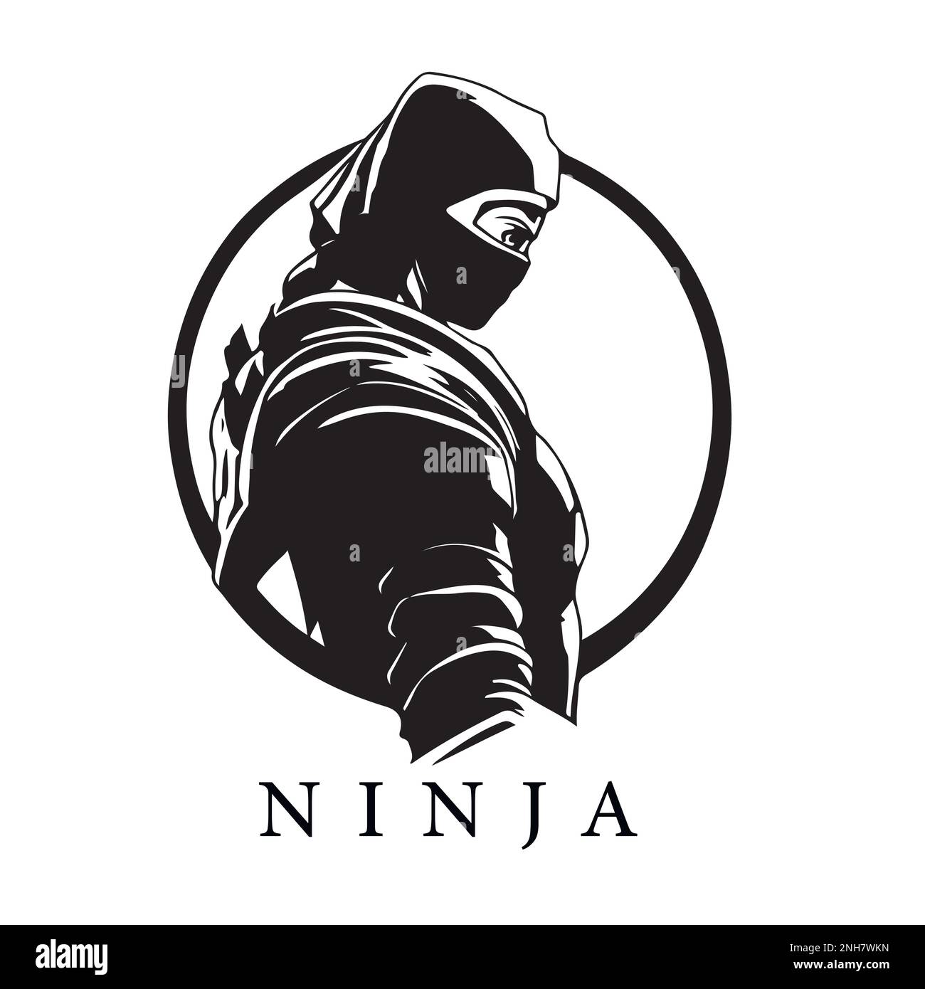 Ninja Logo Vector