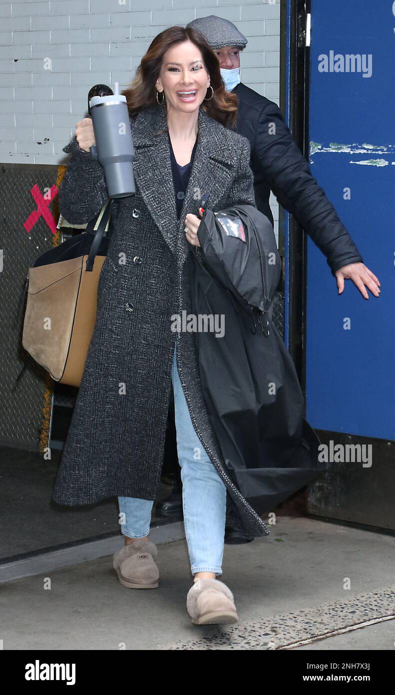 New York, NY, USA. 20th Feb, 2023. Rebecca Jarvis seen exiting GMA ...