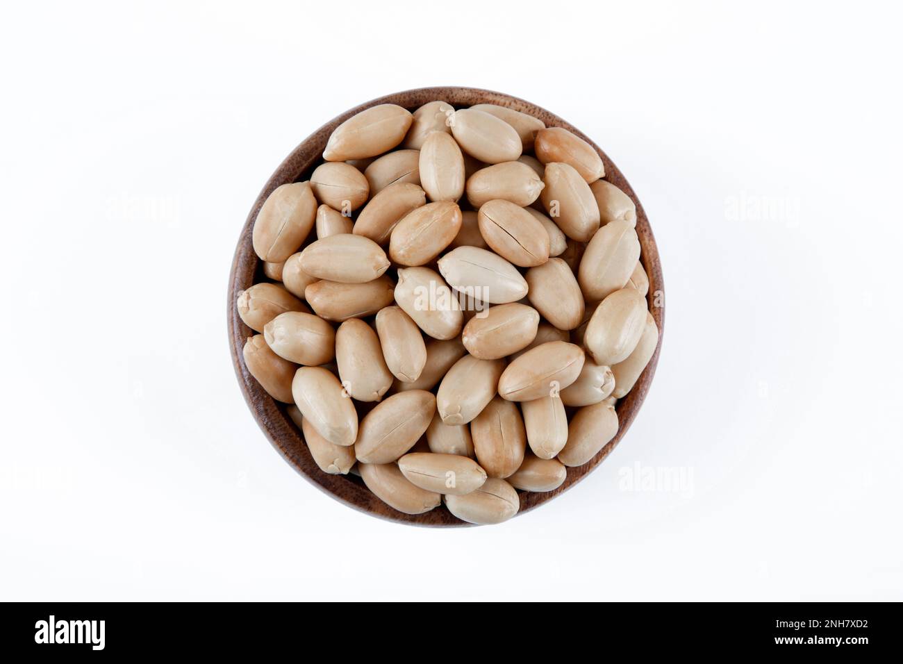 Group peeled peanuts isolated Cut Out Stock Images & Pictures - Alamy