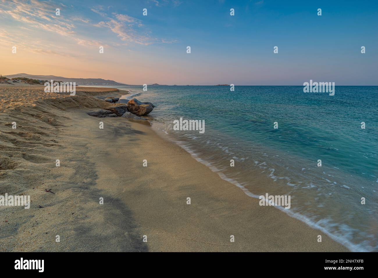 Agia anna beach sunrise hi-res stock photography and images - Alamy