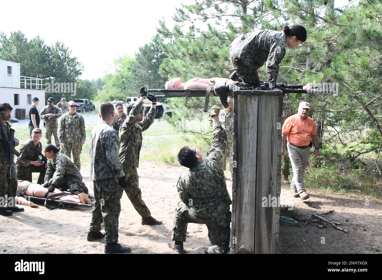 Roughly 60 Navy hospital corpsmen participated in Operation Commanding ...