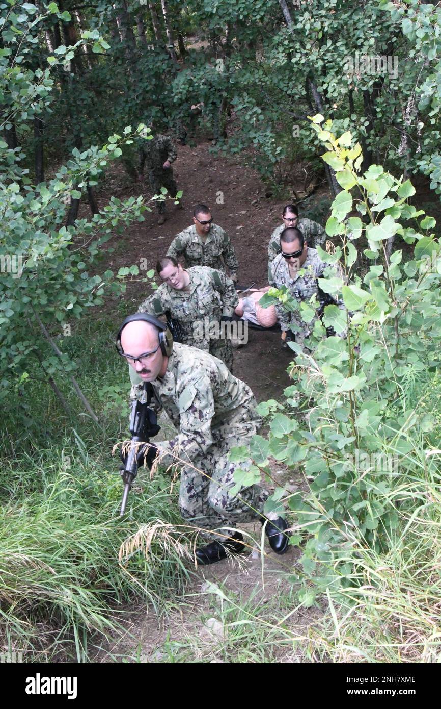 Roughly 60 Navy hospital corpsmen participated in Operation Commanding ...