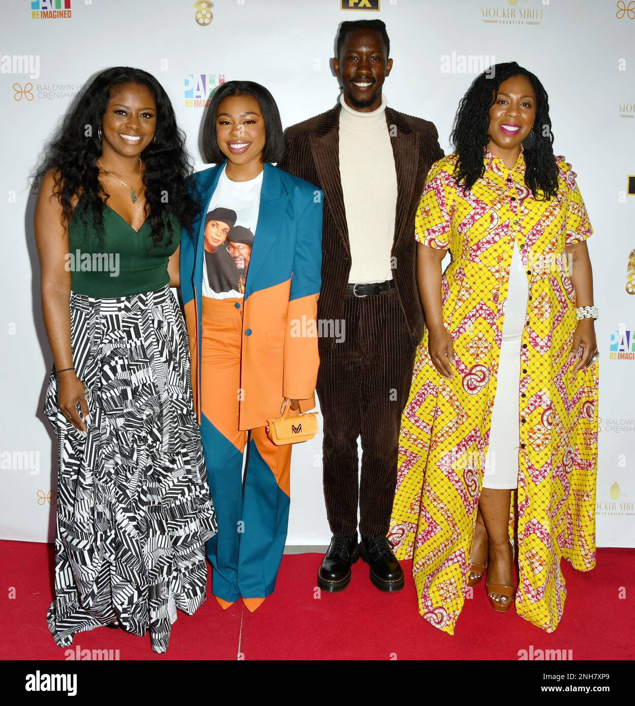 Los Angeles, Ca. 20th Feb, 2023. J'Tasha st. Cyr, Gail Bean, Michael ...