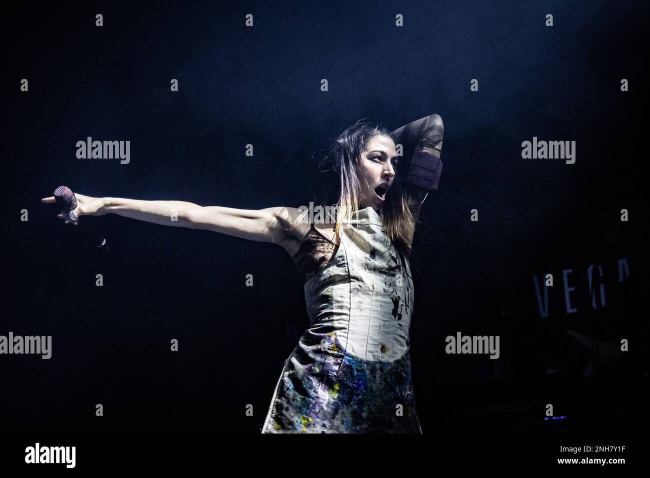 Copenhagen, Denmark. 20th Feb, 2023. The American singer Caroline ...