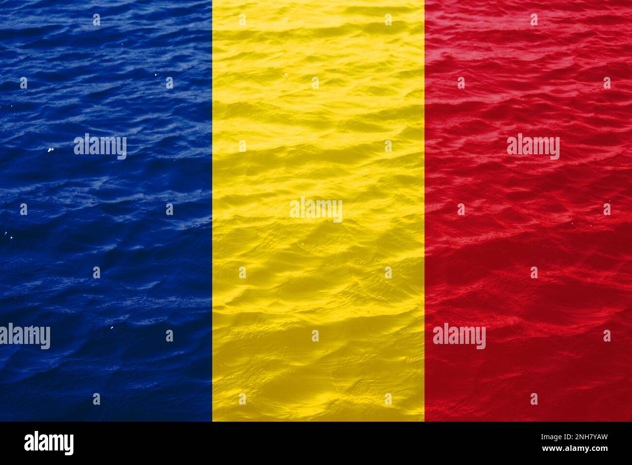 Romania Earthquake, February 13, 2023. Mournful banner. The Epicenter ...