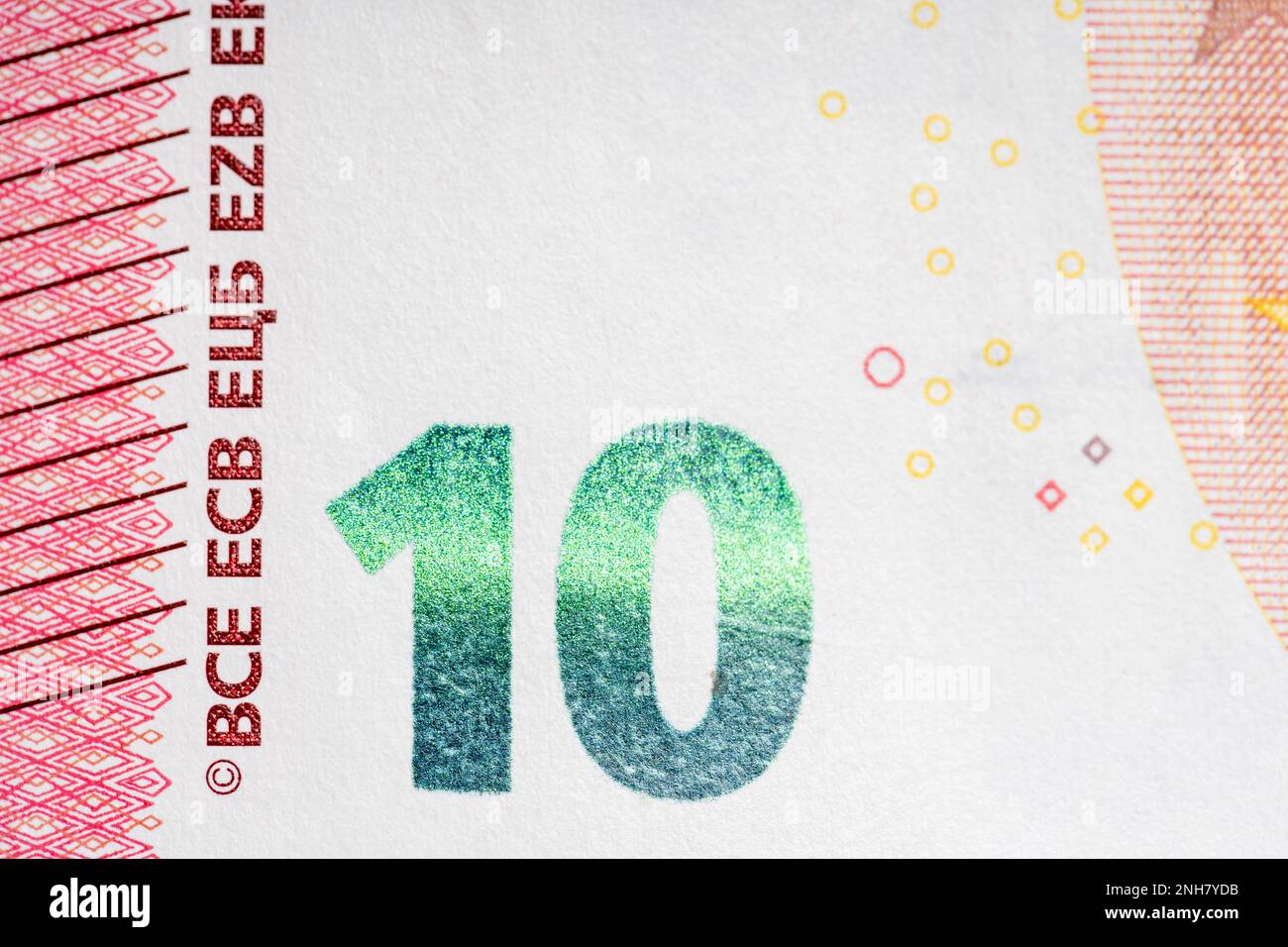 10 euro banknote close up, for business finance topics. World money ...