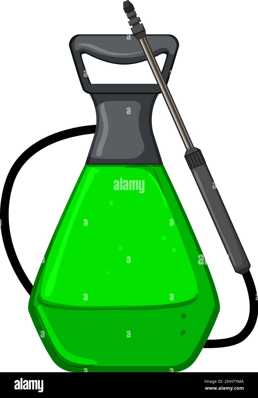 plant garden sprayer cartoon vector illustration sign color Stock ...