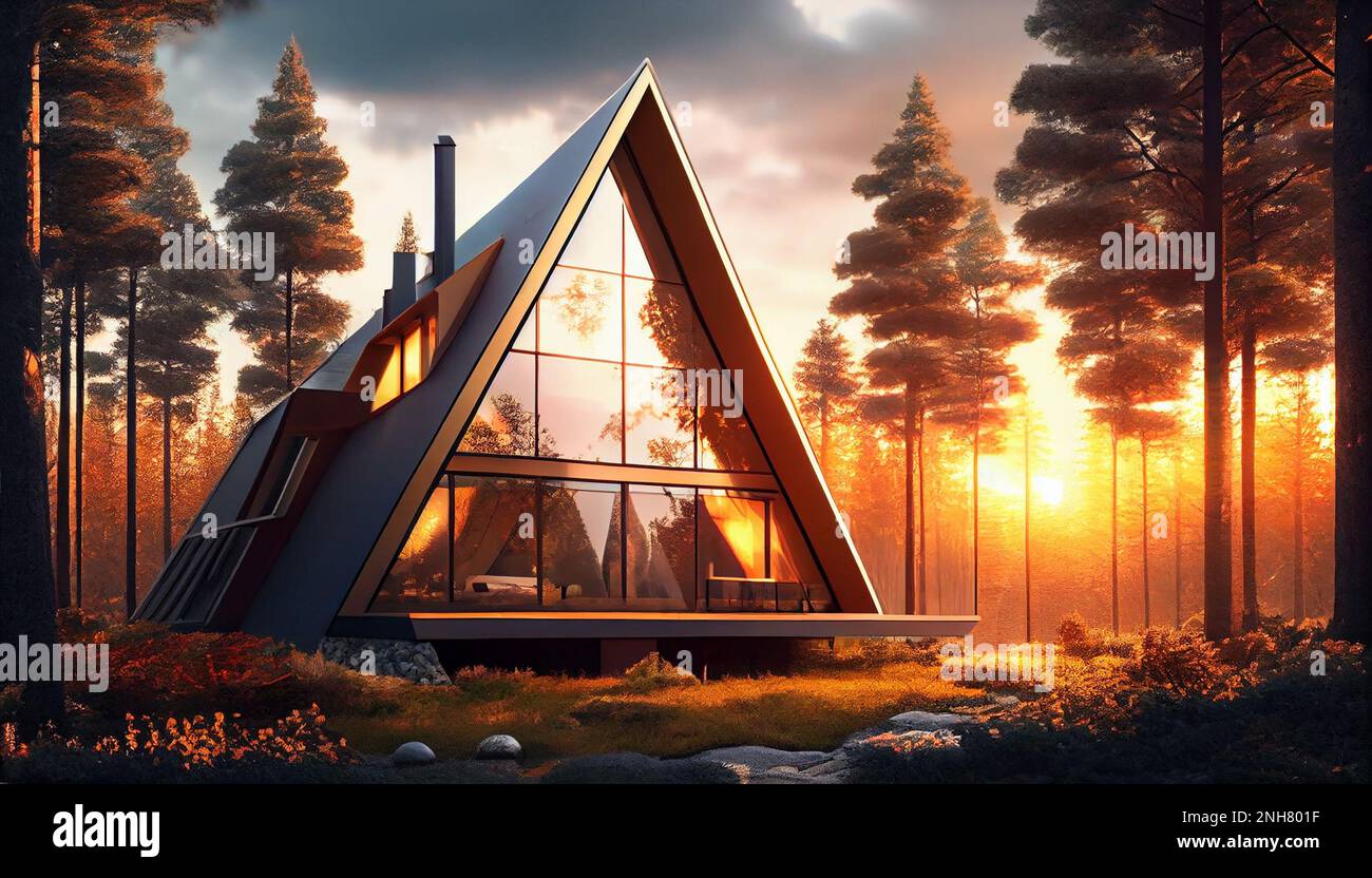 Housing landscape design design triangles hi-res stock photography and ...