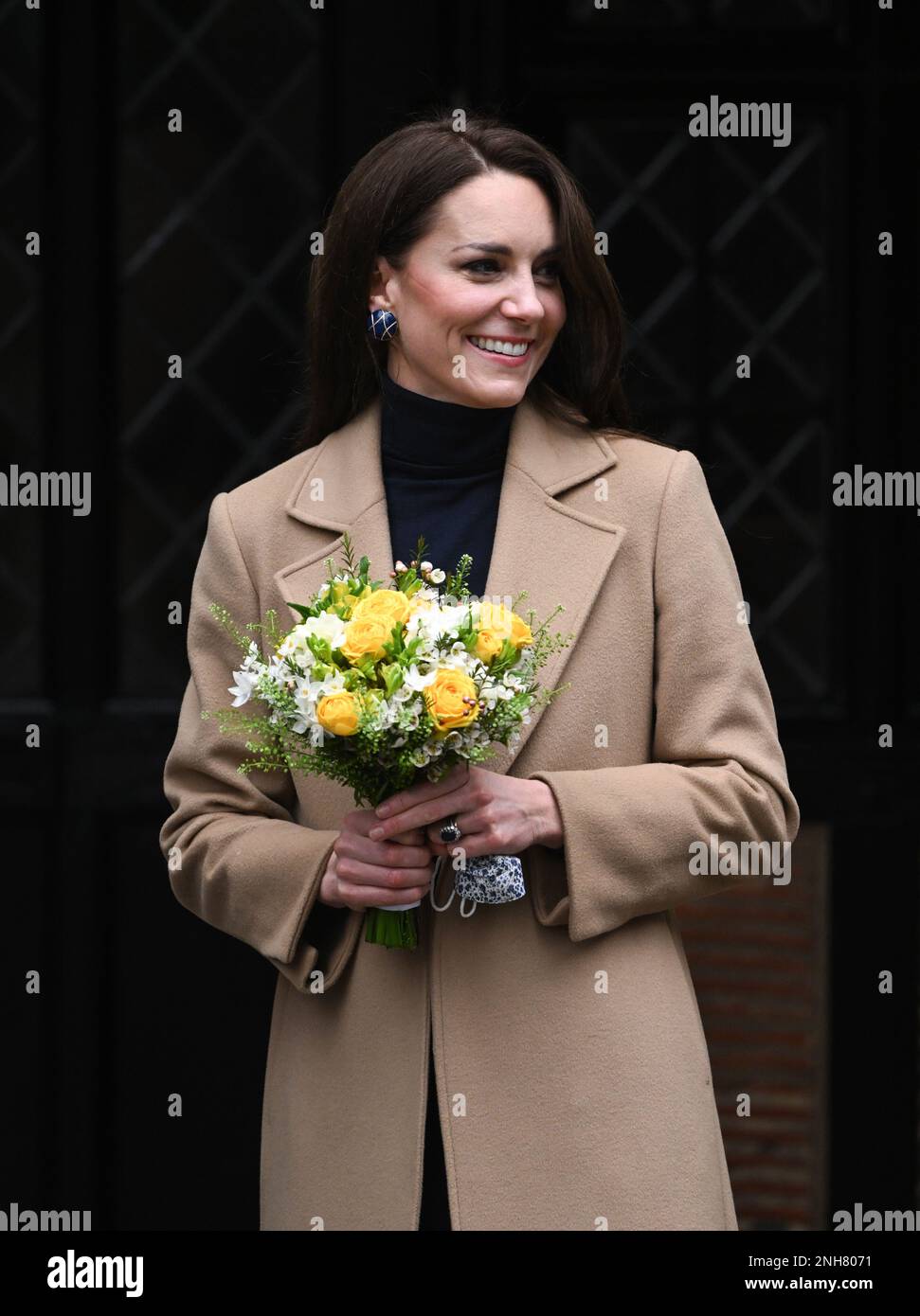 Slough, UK. 21st Feb, 2023. Slough, UK. The Princess of Wales visits ...