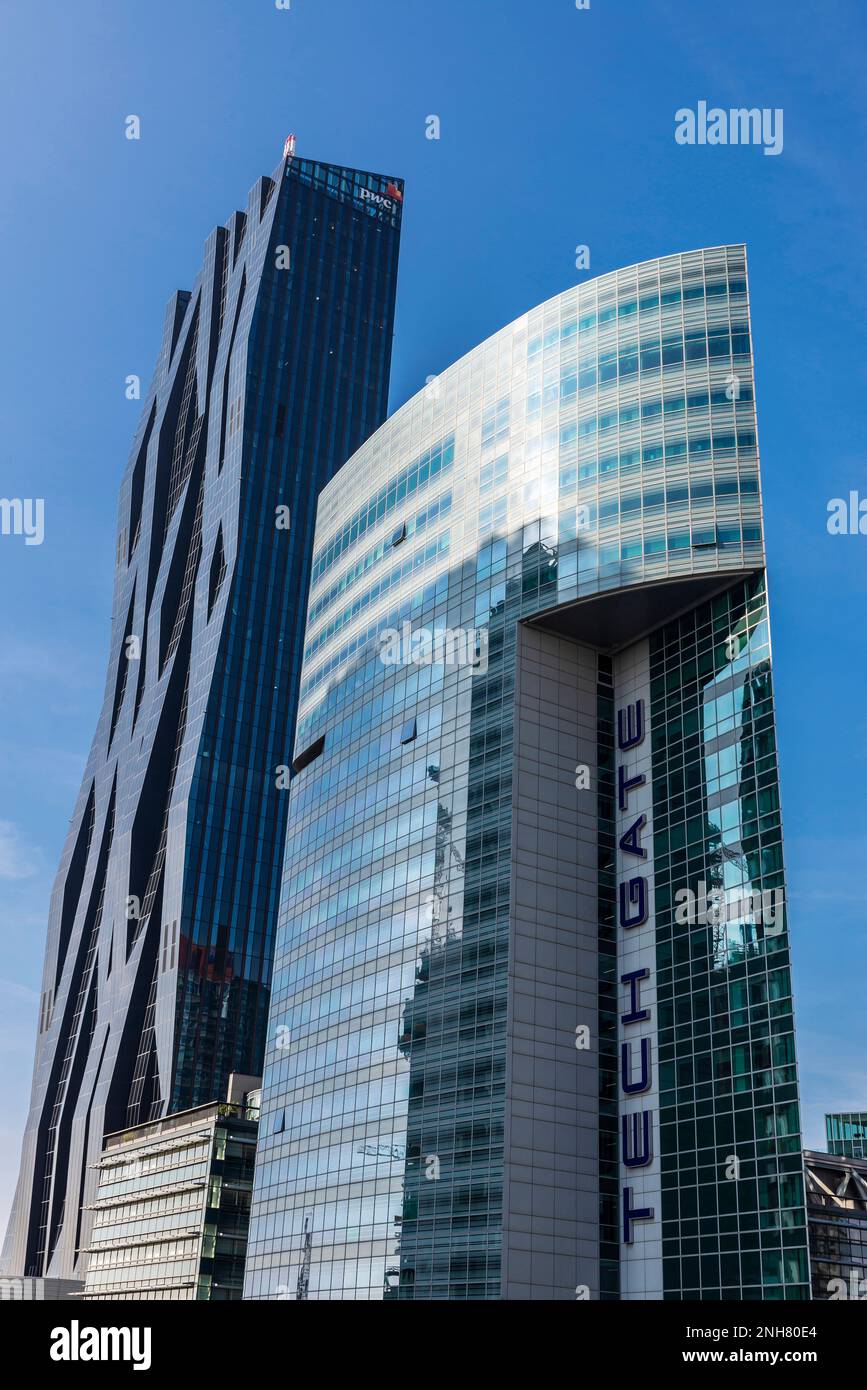 Vienna, Austria - October 17, 2022: Facade and sign of the office ...