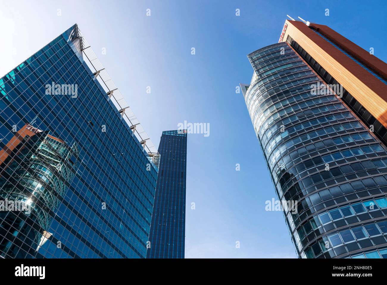 Vienna, Austria - October 17, 2022: Facade and sign of the office ...