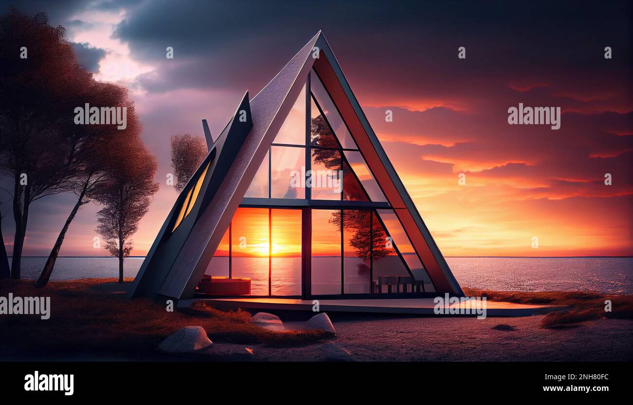 Housing landscape design design triangles hi-res stock photography and ...