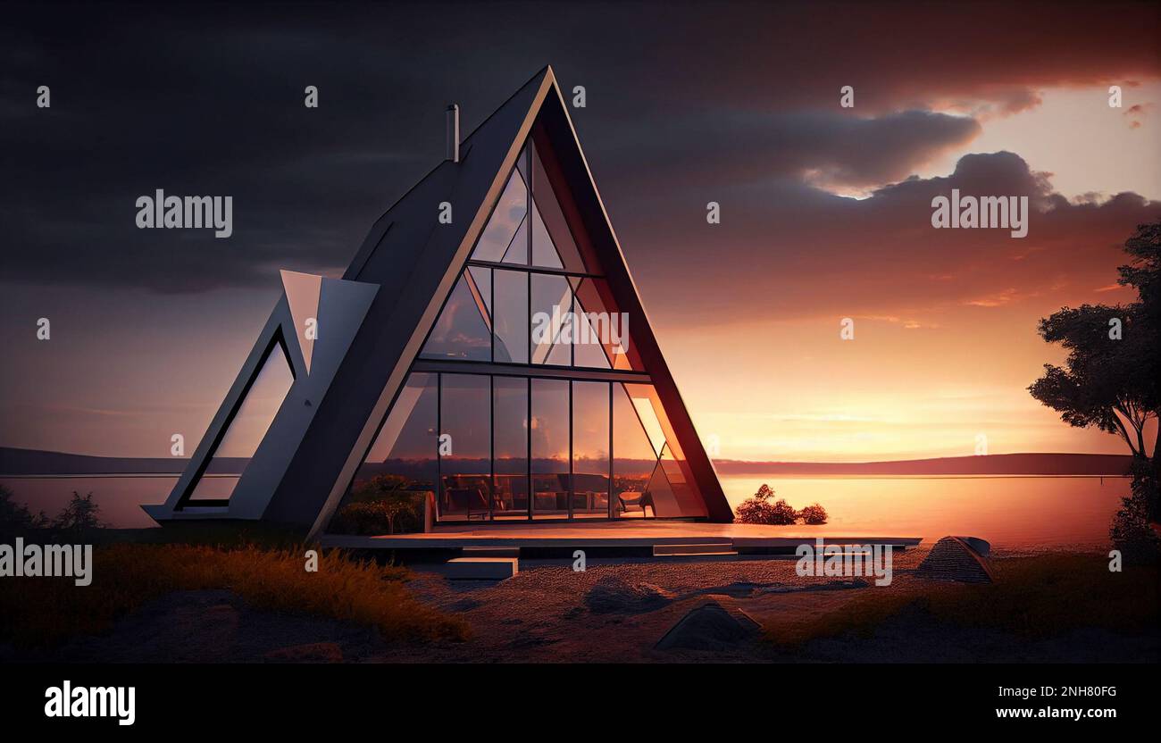 Housing landscape design design triangles hi-res stock photography and ...