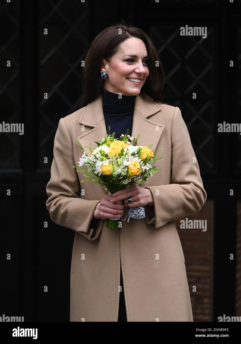 Slough, UK. 21st Feb, 2023. Slough, UK. The Princess of Wales visits ...