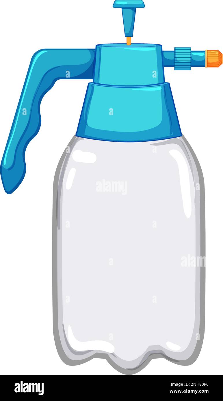 agriculture garden sprayer cartoon vector illustration sign color Stock ...