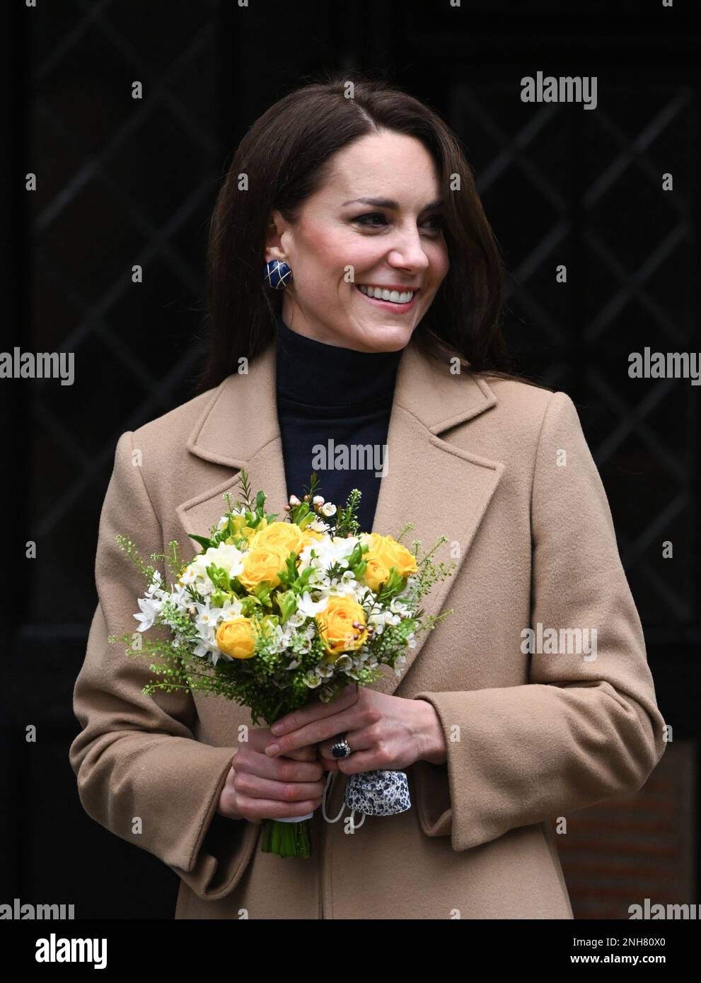 Slough, UK. 21st Feb, 2023. Slough, UK. The Princess of Wales visits ...