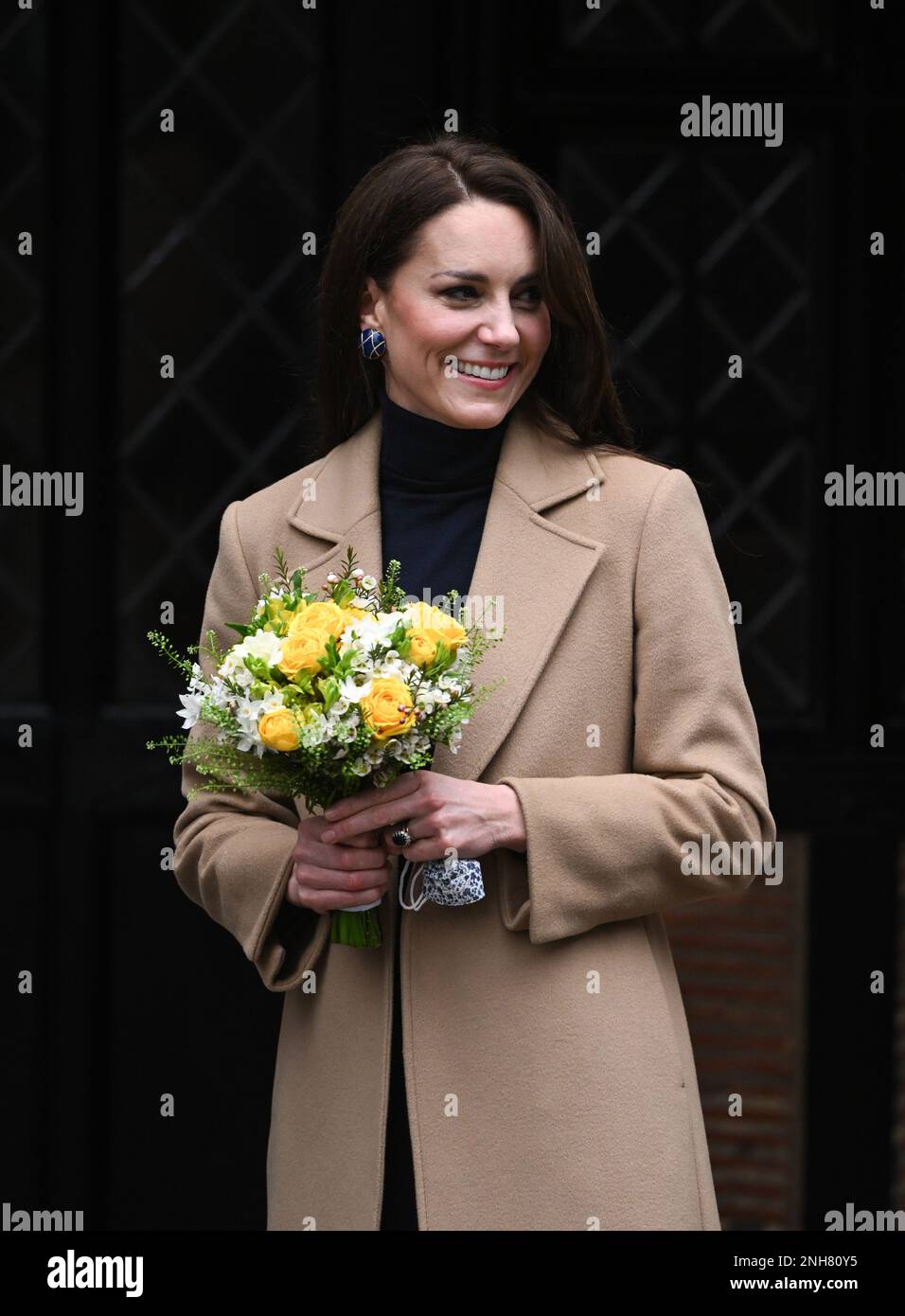 Slough, UK. 21st Feb, 2023. Slough, UK. The Princess of Wales visits ...