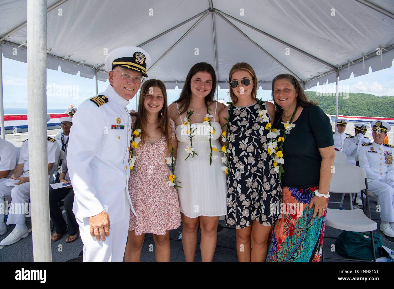 PACIFIC OCEAN (July 21, 2022) – Capt. Timothy Quast takes a photo with ...