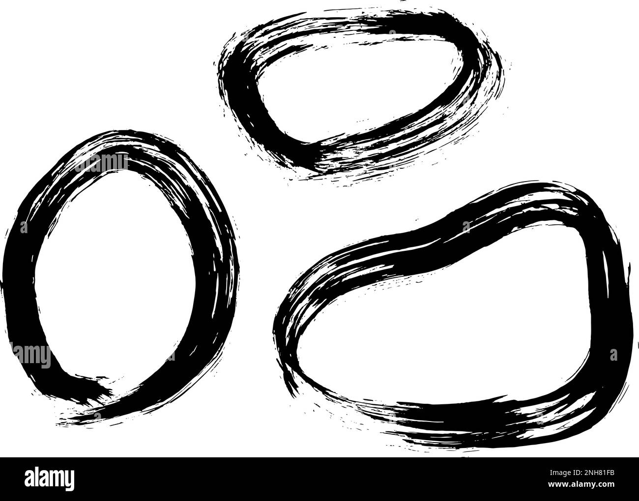 Round brush frame hi-res stock photography and images - Alamy