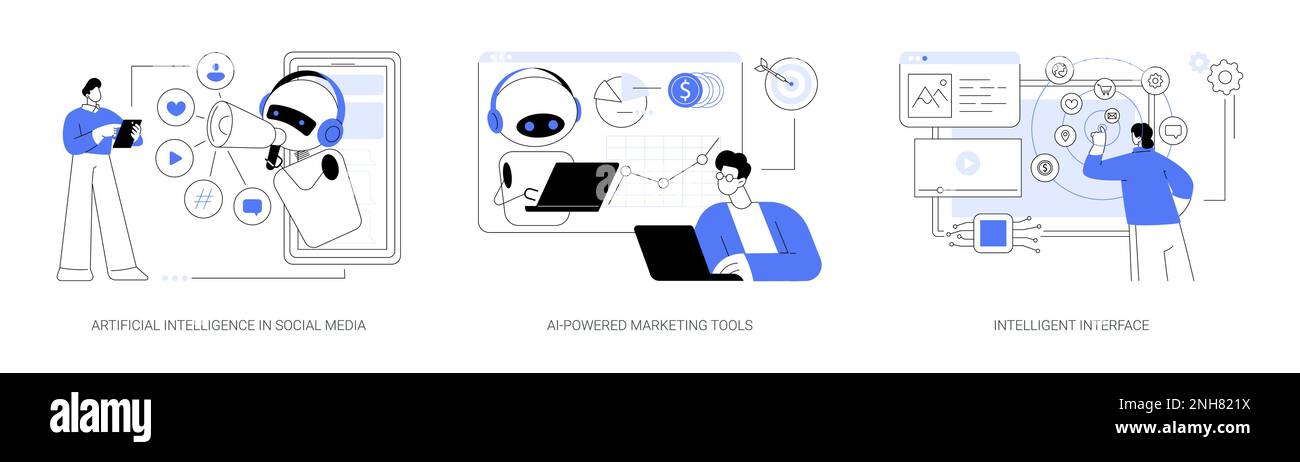 Automated Algorithm Abstract Concept Vector Illustrations Stock Vector 8408