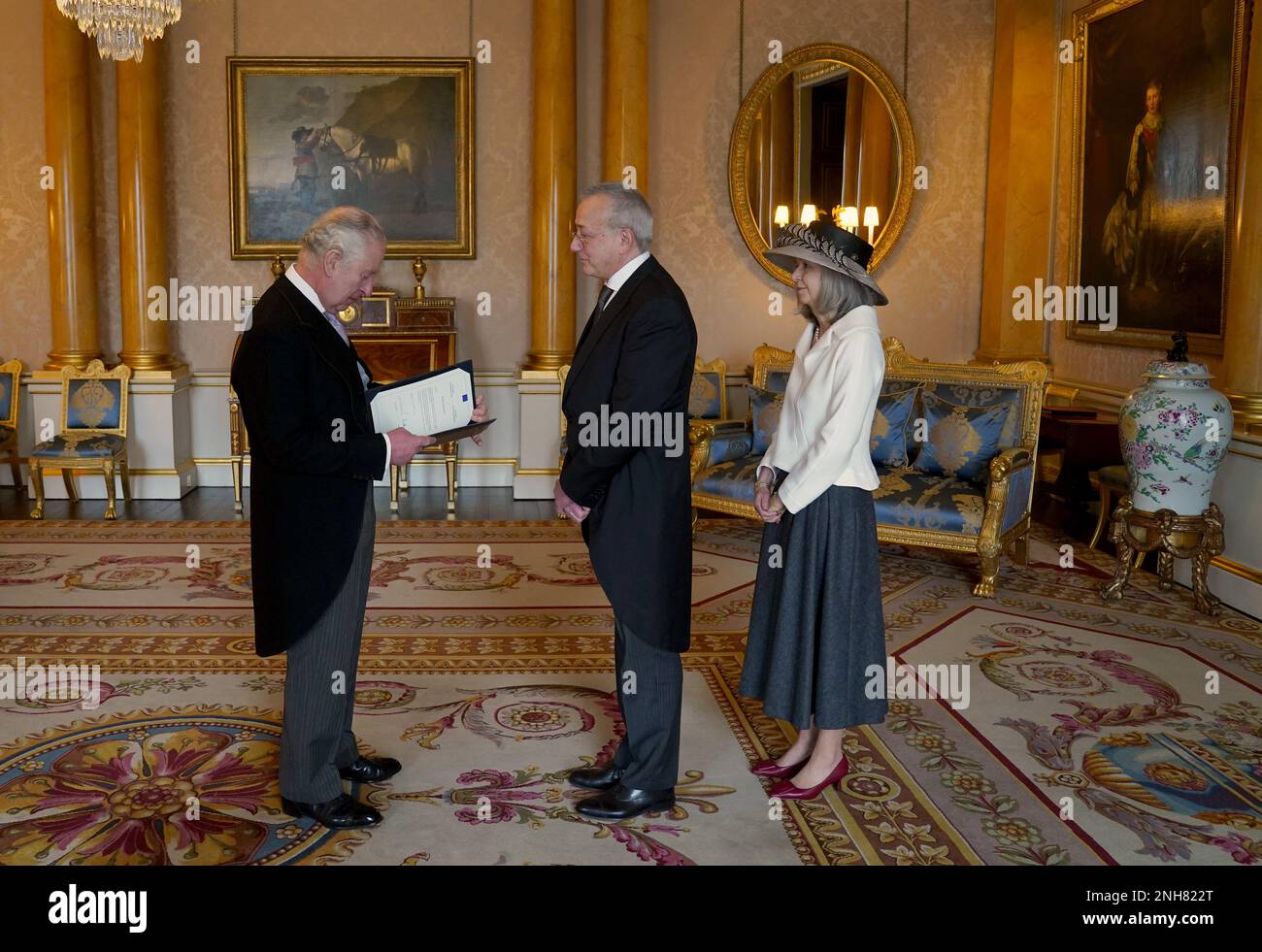 King Charles III receives His Excellency the Ambassador of the European ...