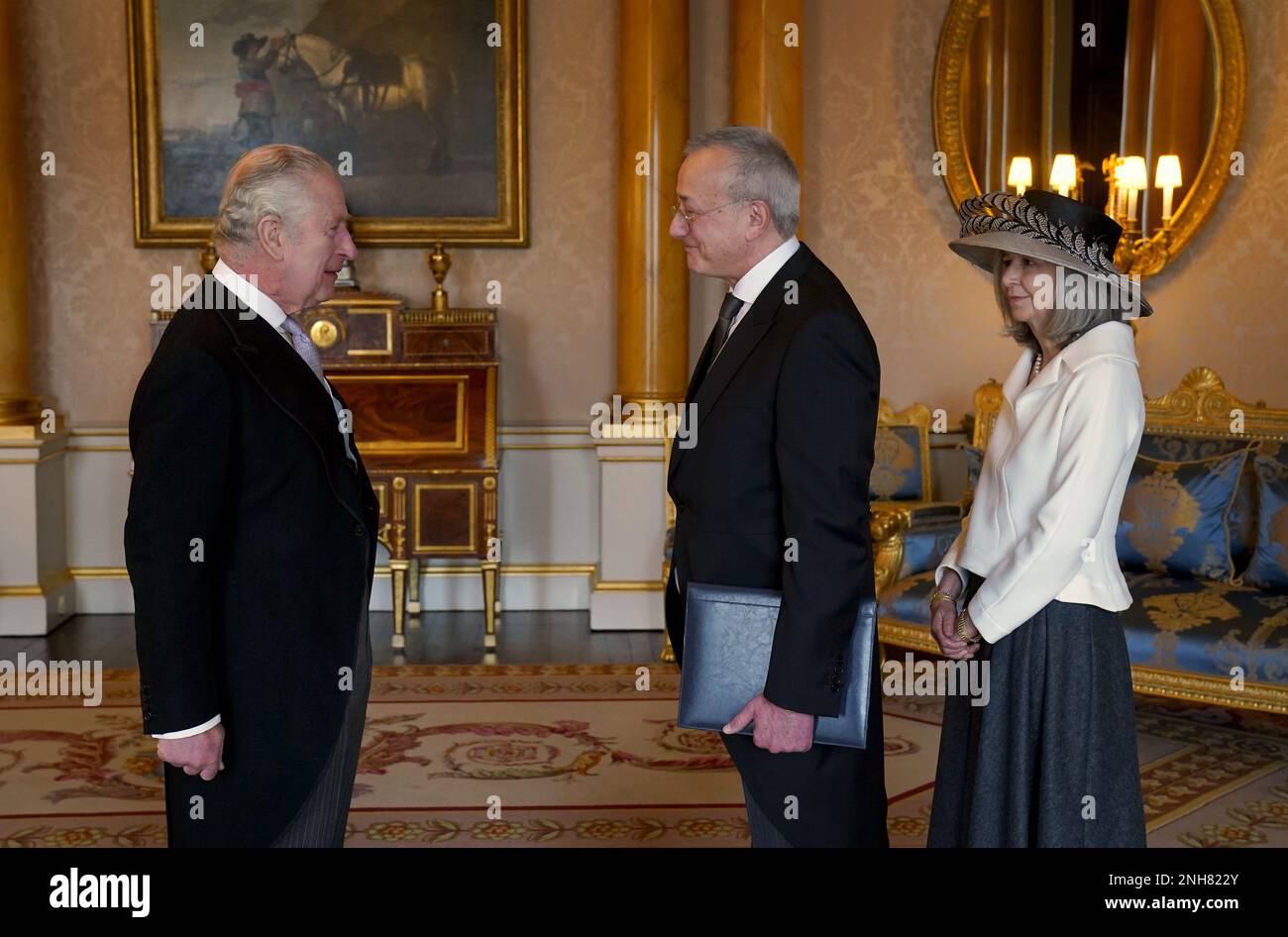 King Charles III receives His Excellency the Ambassador of the European ...