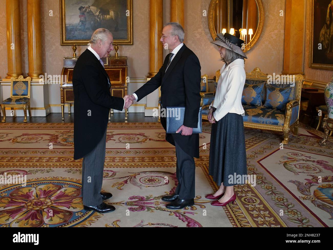 King Charles III receives His Excellency the Ambassador of the European ...