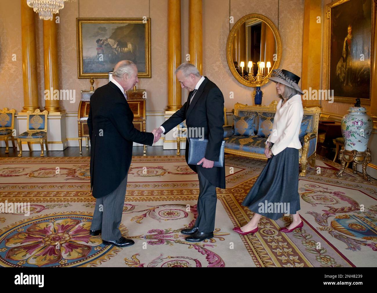 King Charles III receives His Excellency the Ambassador of the European ...