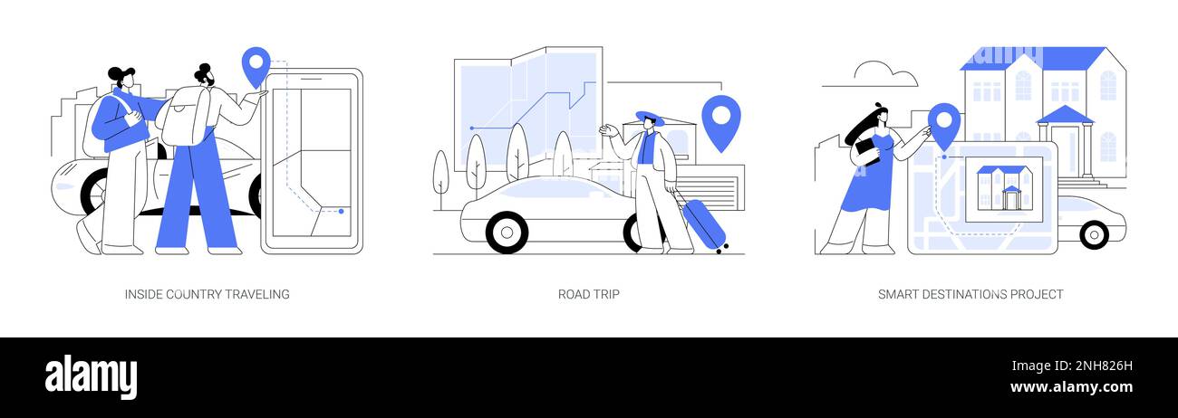 Local tourism abstract concept vector illustrations Stock Vector Image ...