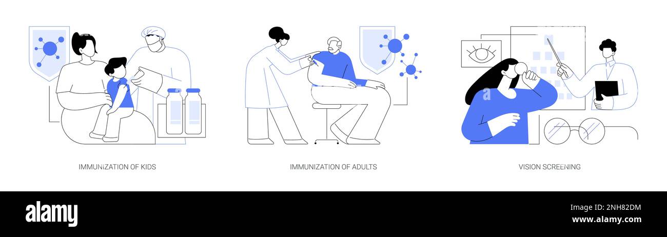 Health protection abstract concept vector illustrations Stock Vector ...