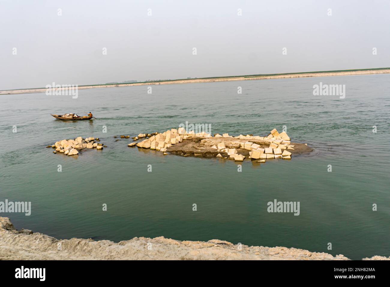 Cement block isolated on river. Gray Cement Cinder Block Isolated On ...