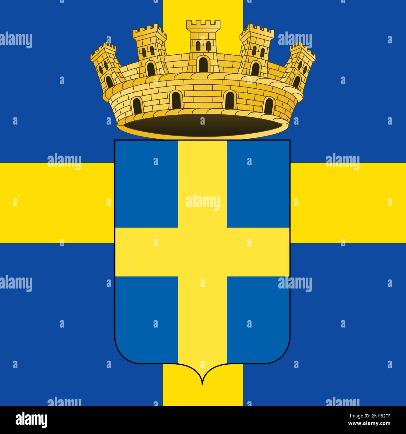 Historic brick water tower Stock Vector Images - Alamy