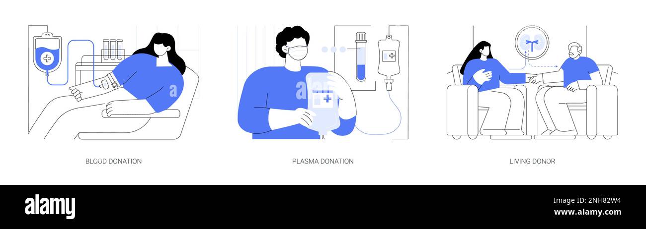 Volunteer donation abstract concept vector illustrations Stock Vector ...