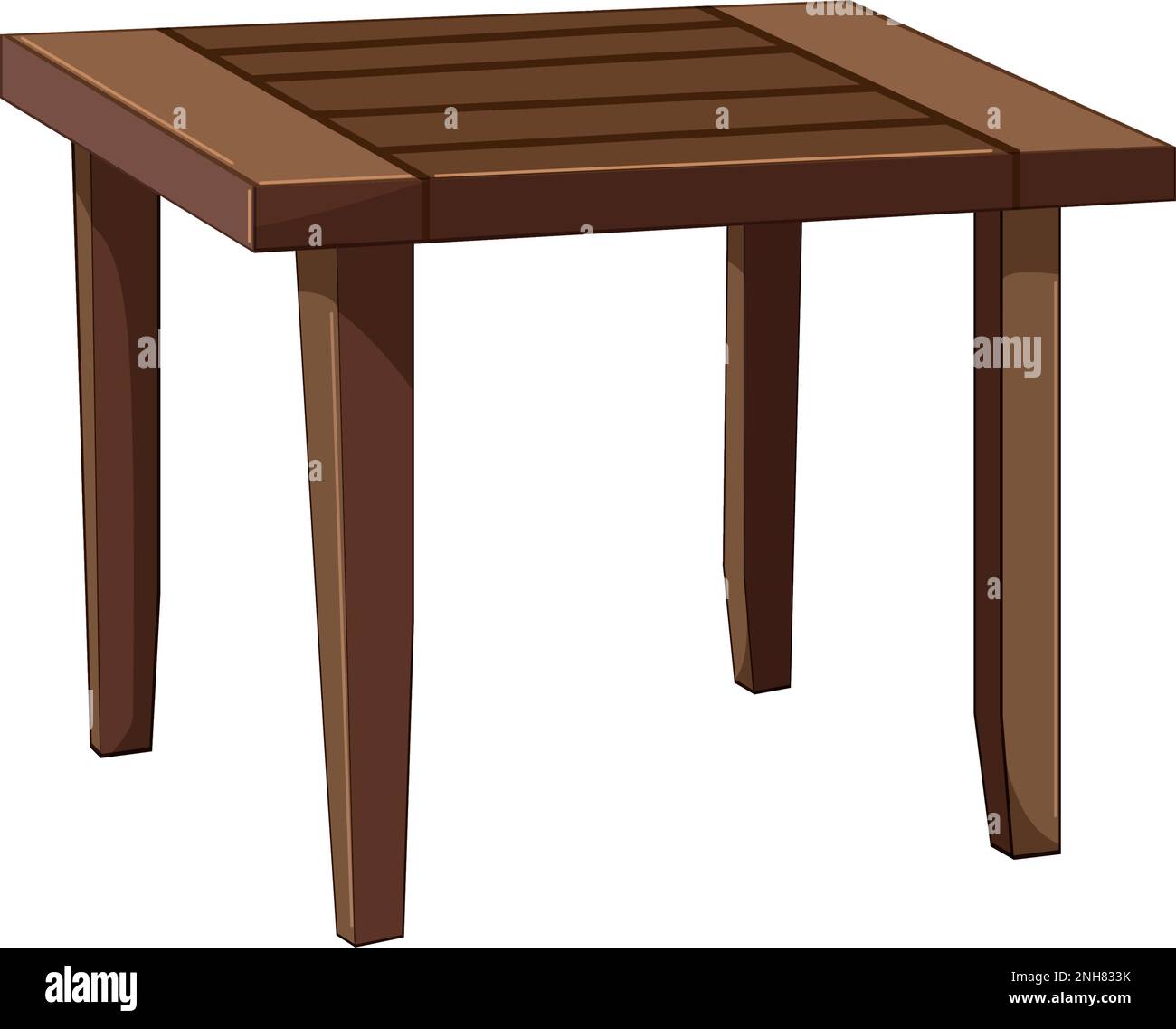 board garden outdoor table cartoon vector illustration Stock Vector ...