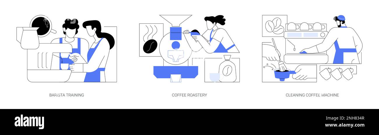 Coffee shop abstract concept vector illustrations Stock Vector Image ...