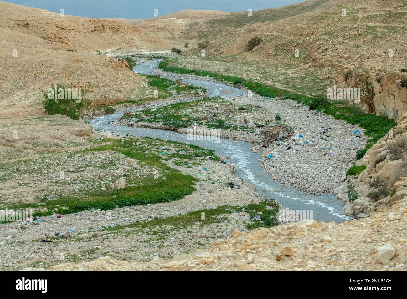 The Kidron Stream flows from Jerusalem to the Dead Sea. cia the west ...