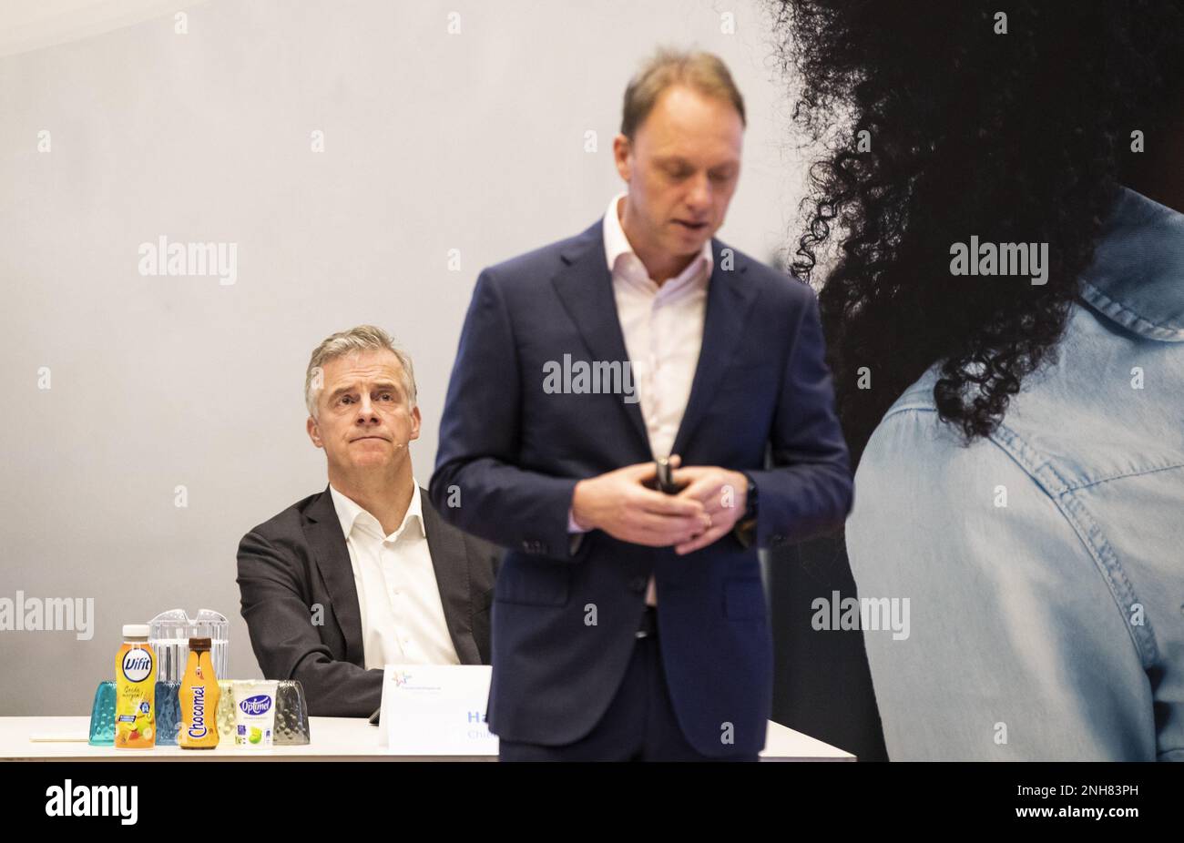 AMERSFOORT - Hein Schumacher, CEO FrieslandCampina, and Hans Janssen ...