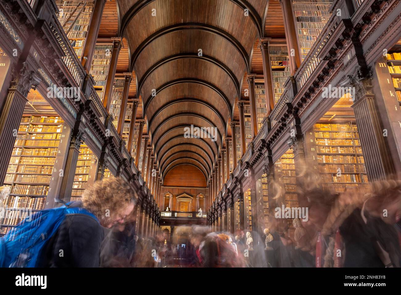 The Long Room, Trinity College Library, Dublin, Ireland Stock Photo - Alamy